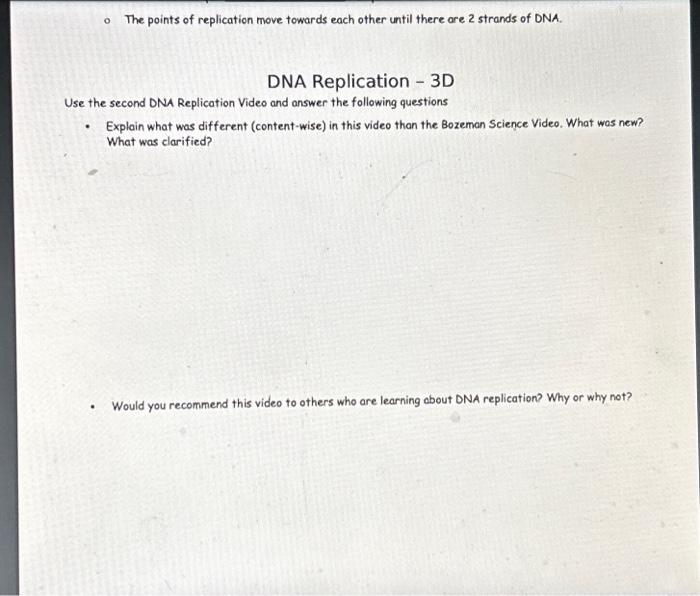 - The points of replication move towards each other | Chegg.com