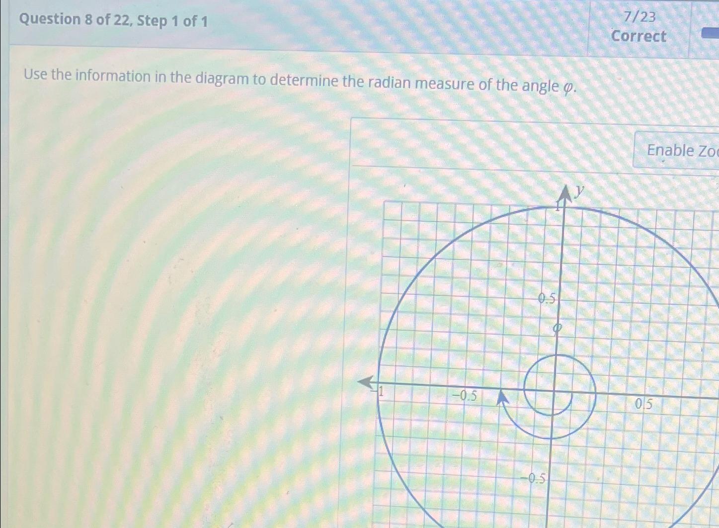 Question 8 ﻿of 22, ﻿Step 1 ﻿of 1723CorrectUse the | Chegg.com