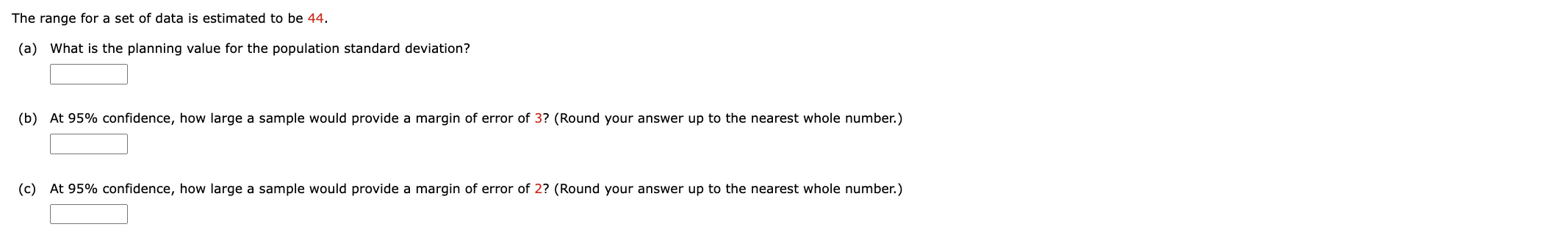 Solved The range for a set of data is estimated to be | Chegg.com