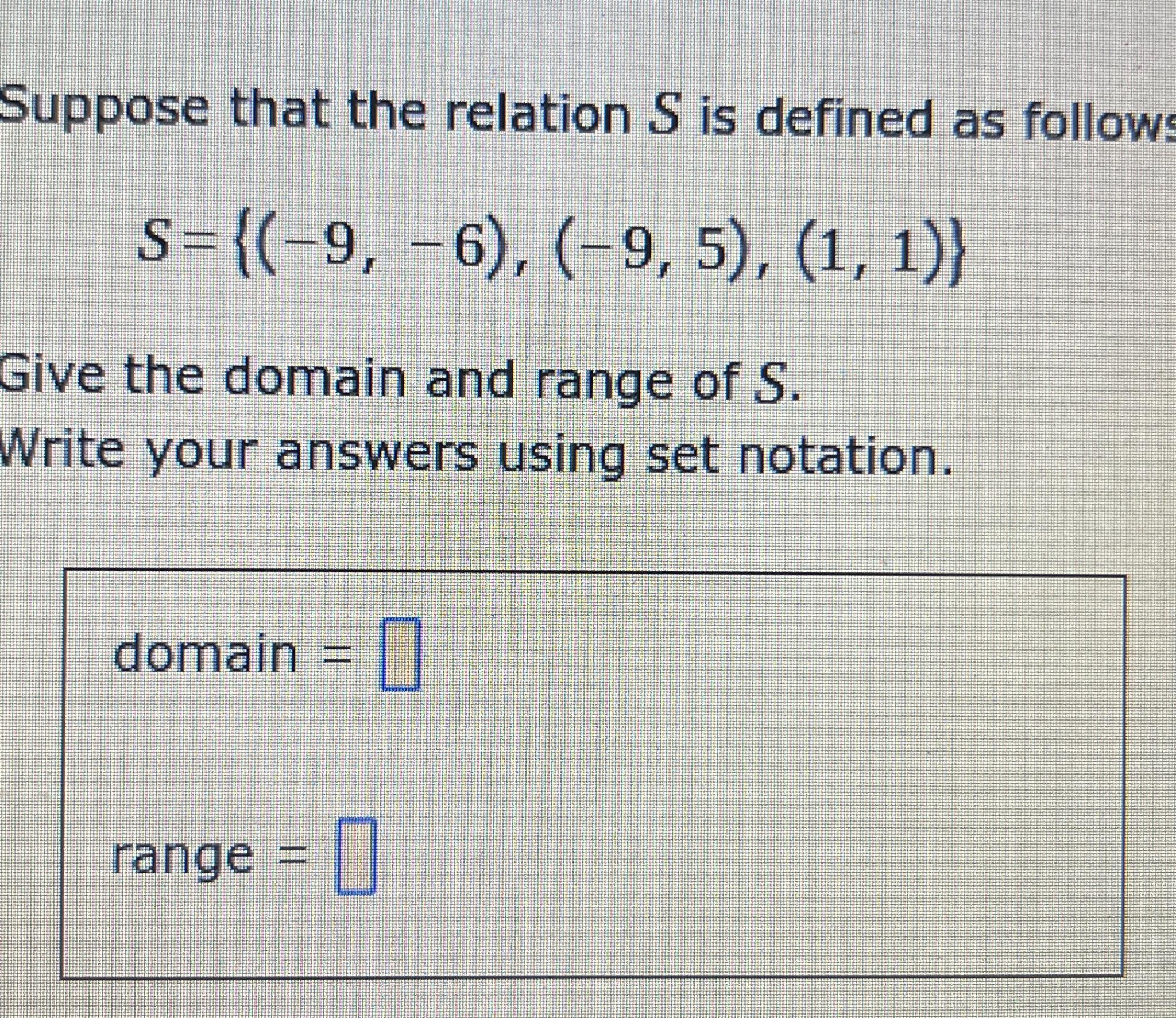 Solved Suppose that the relation S ﻿is defined as | Chegg.com
