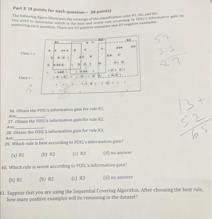 Part 3 (4 points for each question - 28 points) The | Chegg.com