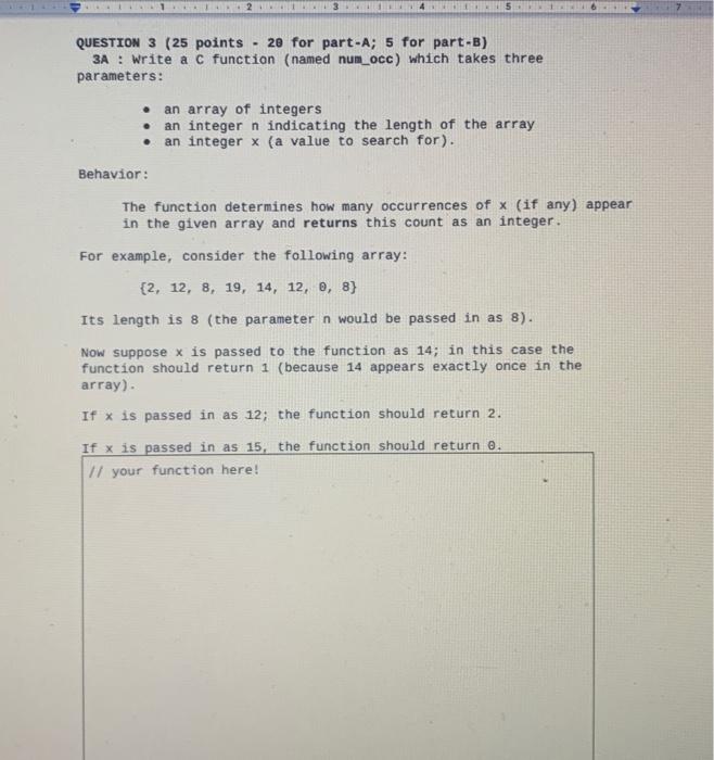 Solved QUESTIOM 3 (25 points - 20 for part-A; 5 for part-B) | Chegg.com