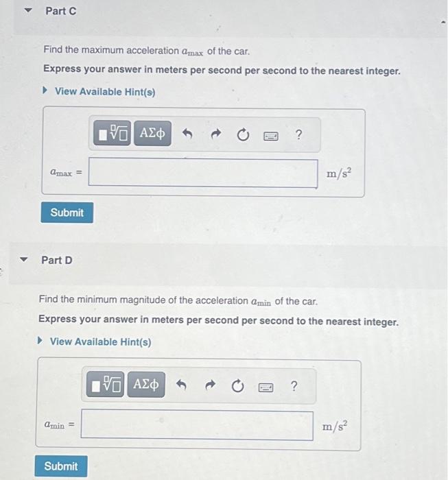 A) Estimate the maximum velocity vmax of the csr | Chegg.com
