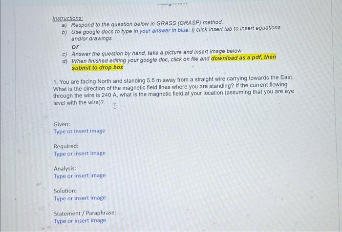 Solved Instructions: a) Respond to the question below in | Chegg.com