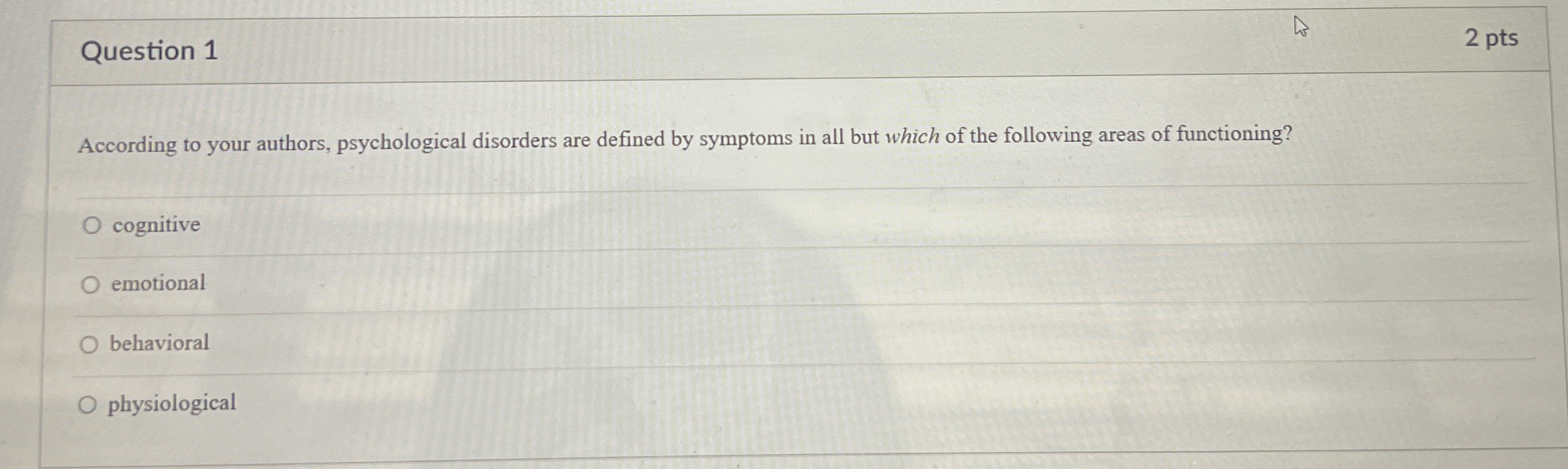 Solved Question 12 ﻿ptsAccording to your authors, | Chegg.com