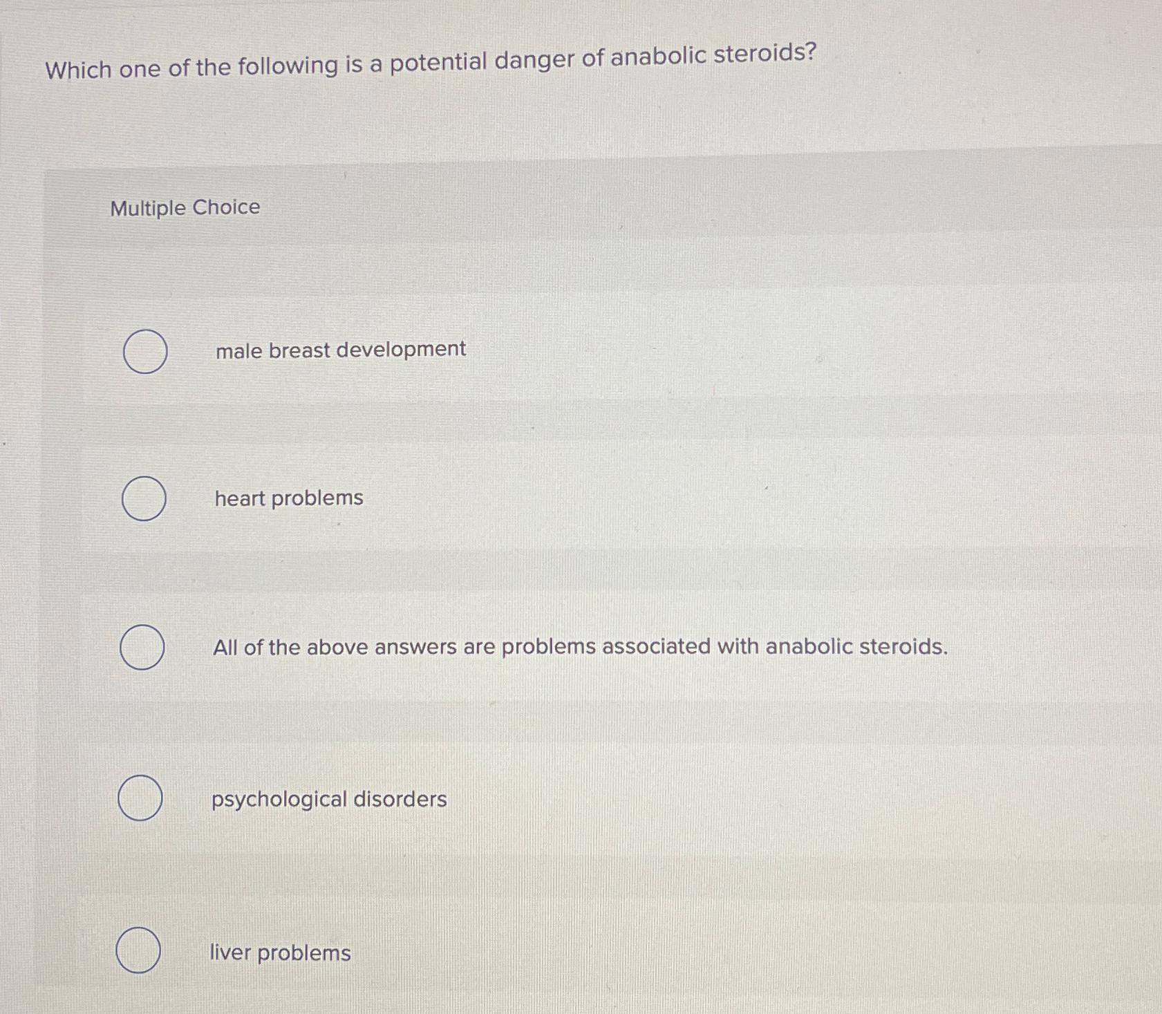 Solved Which one of the following is a potential danger of | Chegg.com