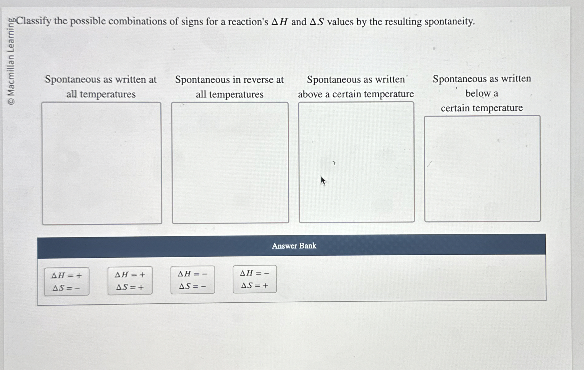 Solved ?ad ﻿Classify the possible combinations of signs for | Chegg.com
