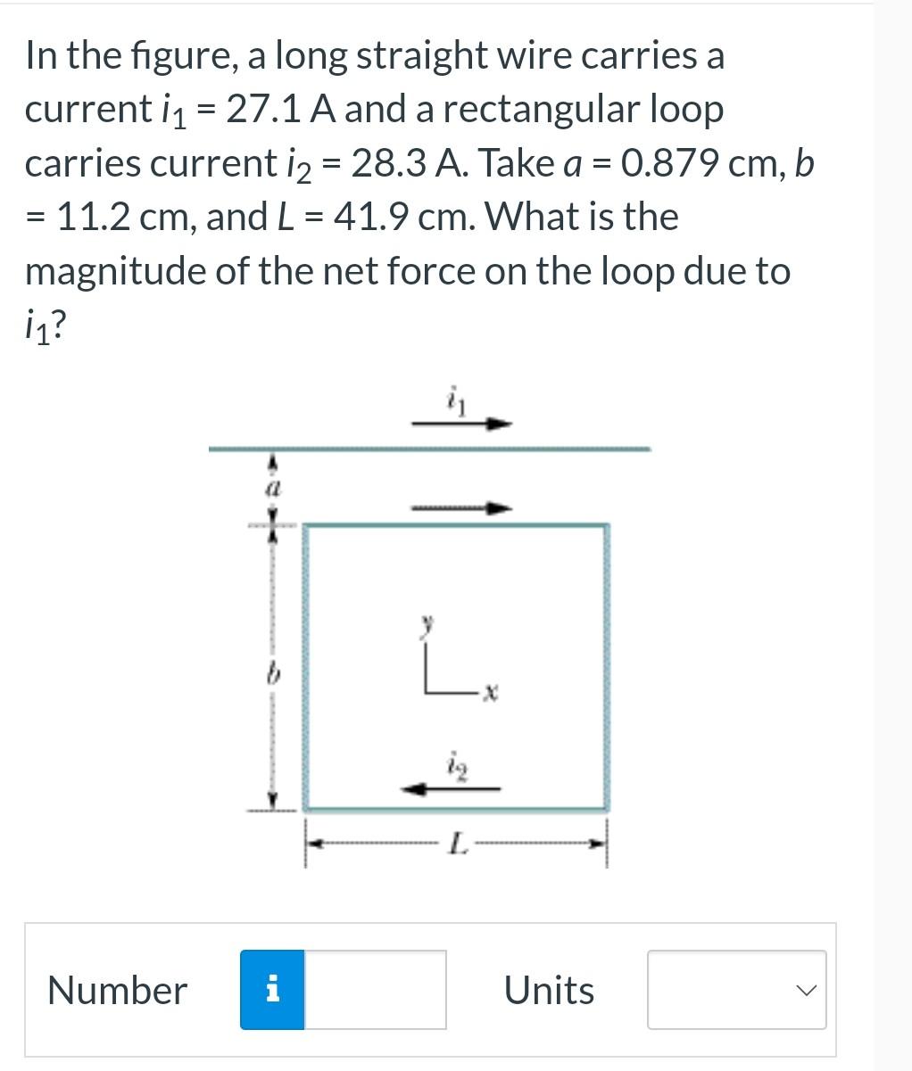 Solved In the figure, a long straight wire carries a current | Chegg.com
