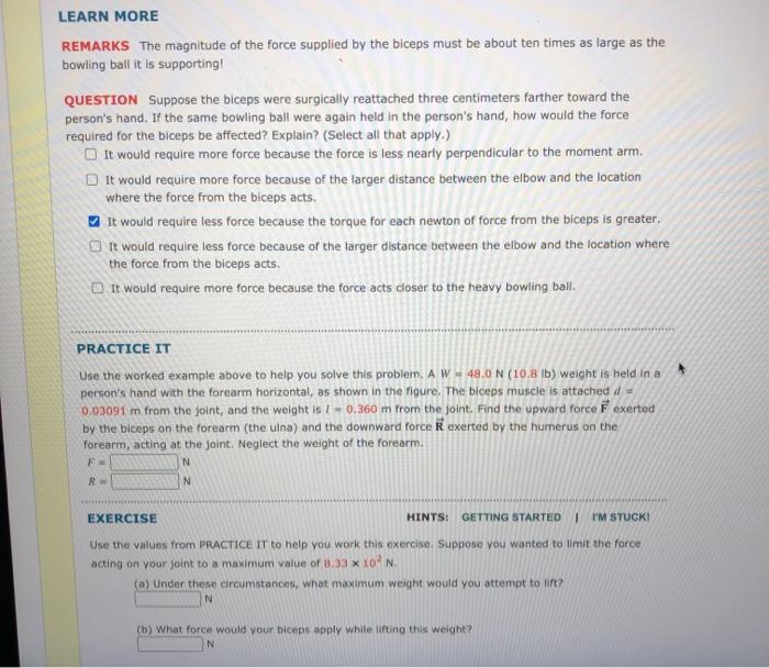 Solved PRACTICE IT Use the worked example above to help you | Chegg.com