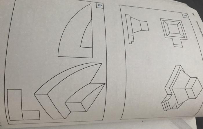 Solved Drawing Problems Complete the missing view in the | Chegg.com