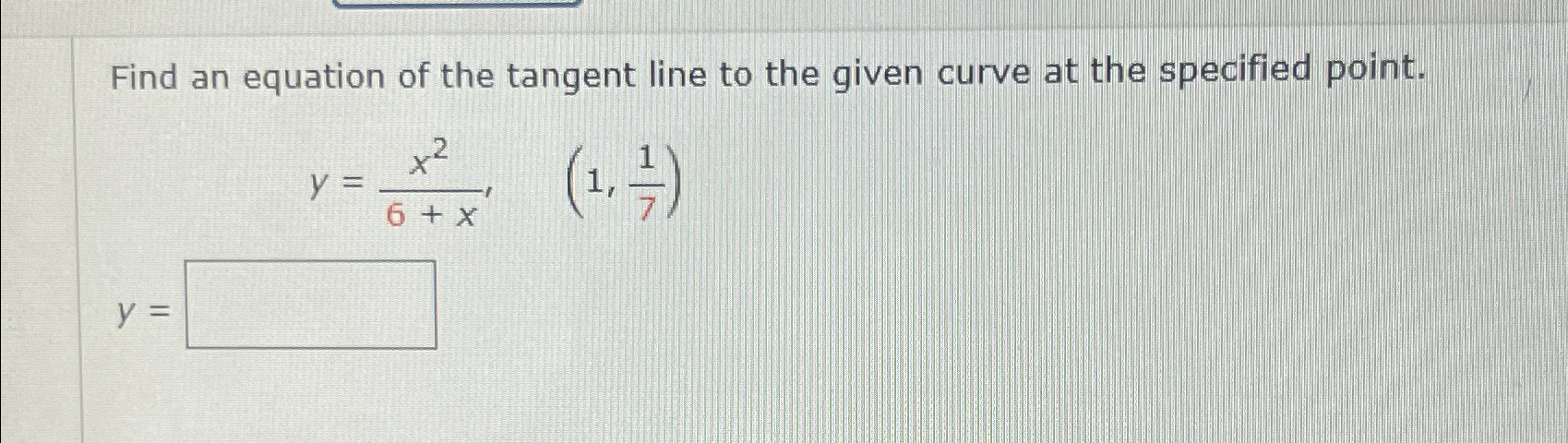 Solved Find an equation of the tangent line to the given | Chegg.com