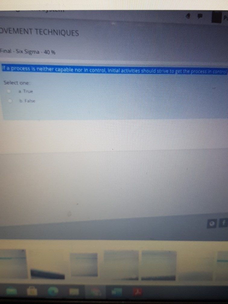 Solved if the process is neither capable nor in control, | Chegg.com