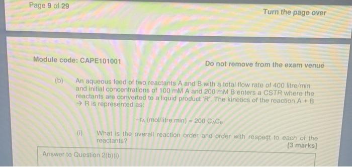 Solved \r\n\r\n\r\nModule code: CAPE101001 Do not remove | Chegg.com
