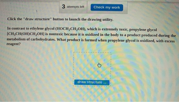Solved 3 attempts left Check my work Click the "draw | Chegg.com