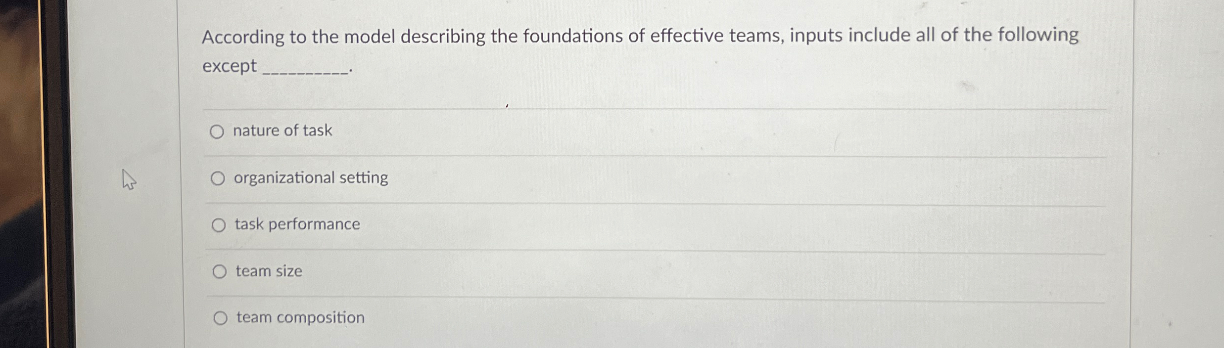 Solved According to the model describing the foundations of | Chegg.com