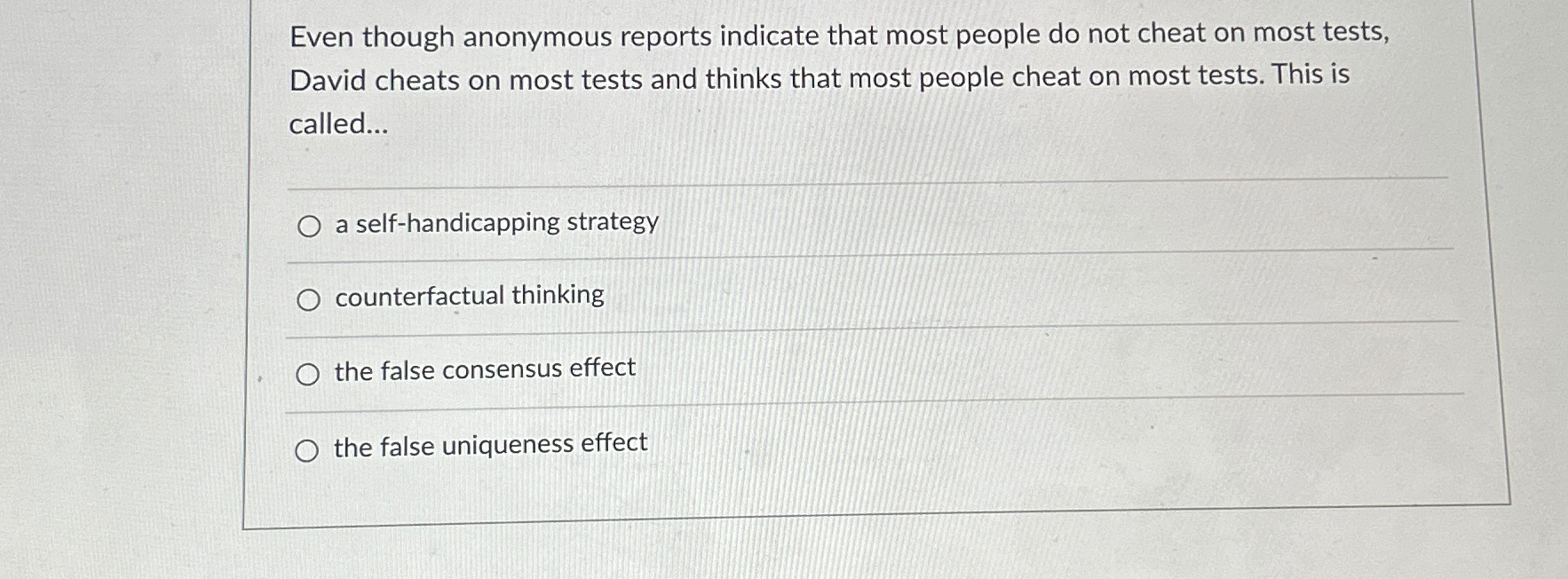 Solved Even though anonymous reports indicate that most | Chegg.com
