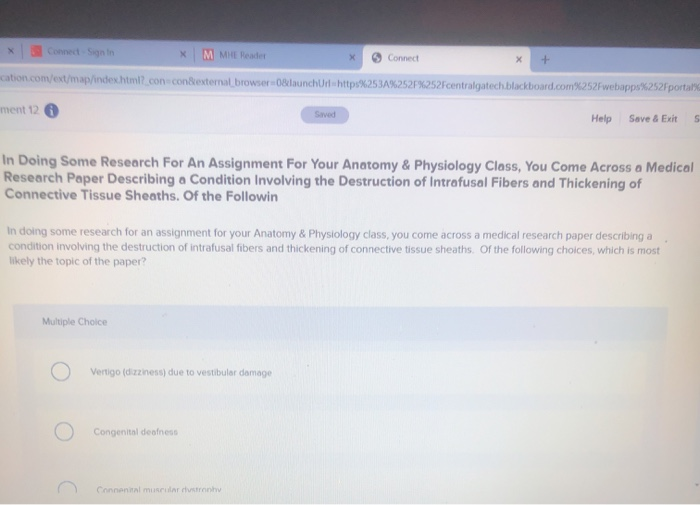 Connect Sign in x M MHE Reader X Connect | Chegg.com