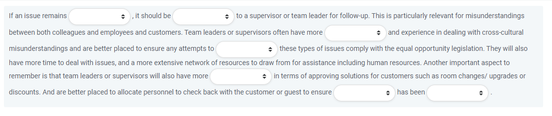 Solved Resolve , ﻿authority , ﻿escalated , ﻿achieved , | Chegg.com