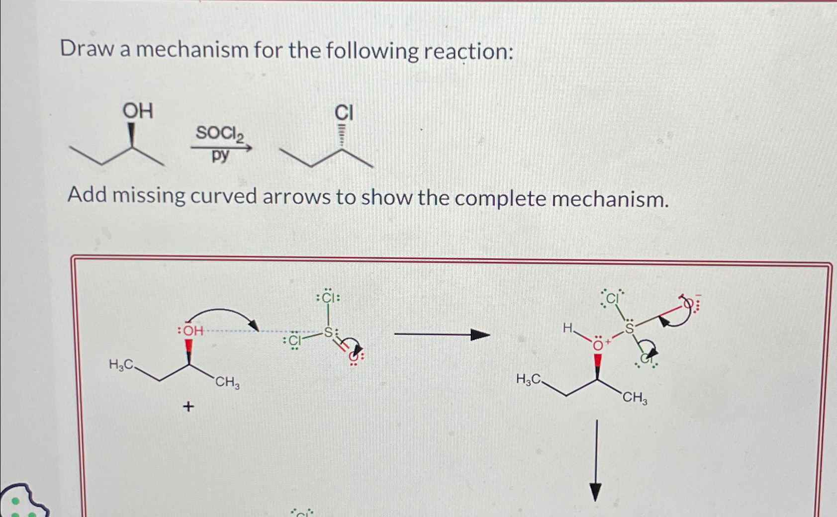 Solved Draw a mechanism for the following reaction:Add | Chegg.com