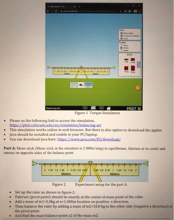 Le NEN Balarong Act PHETE Figure 1 Torque Simulation | Chegg.com