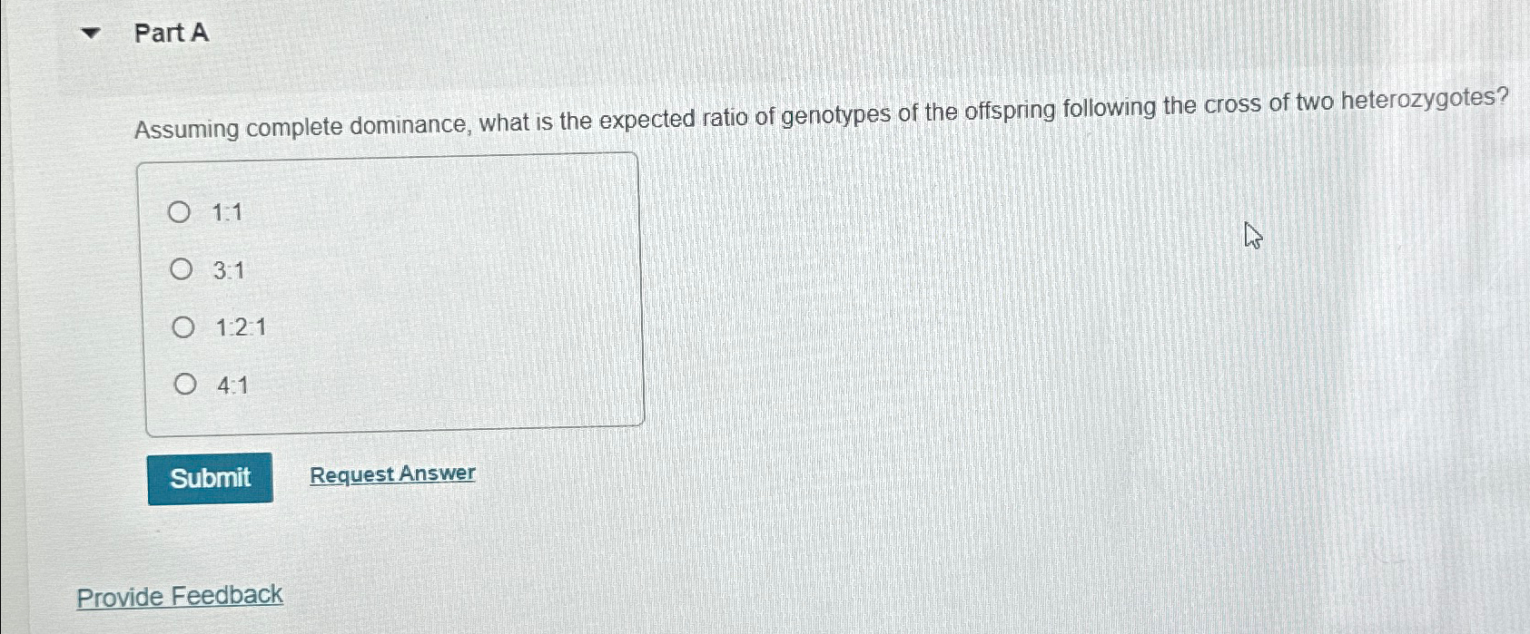 Solved Part AAssuming complete dominance, what is the | Chegg.com