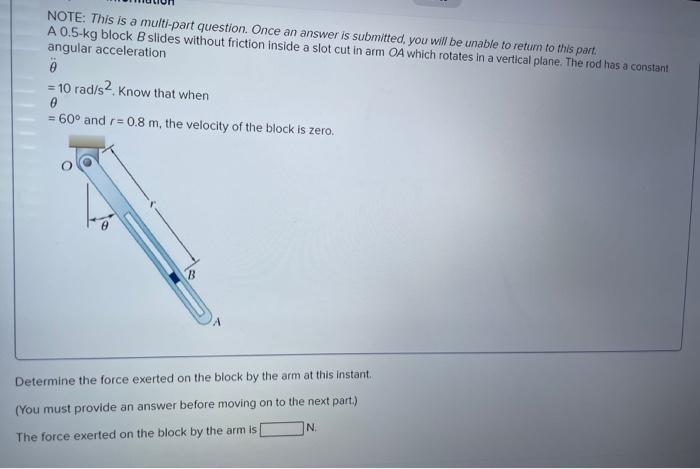 Solved NOTE: This is a multi-part question. Once an answer | Chegg.com
