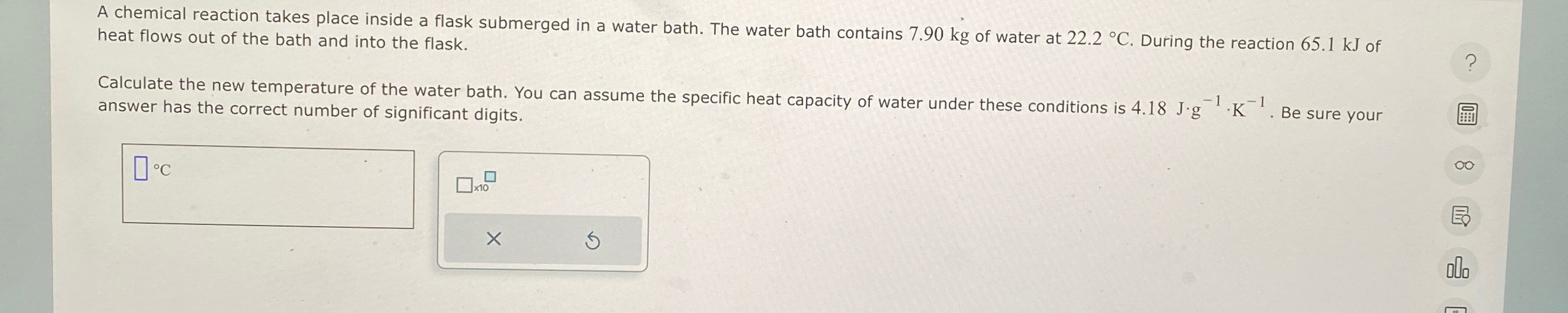 Solved A chemical reaction takes place inside a flask | Chegg.com
