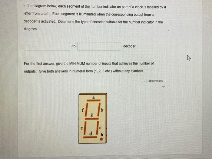 Solved In the diagram below, each segment of the number | Chegg.com