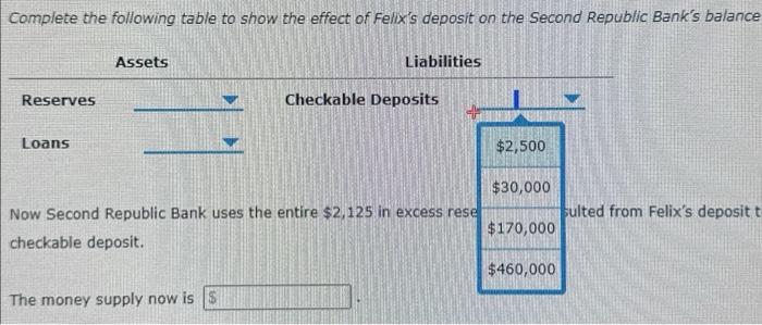 Solved Suppose again that checkable deposits started off at | Chegg.com
