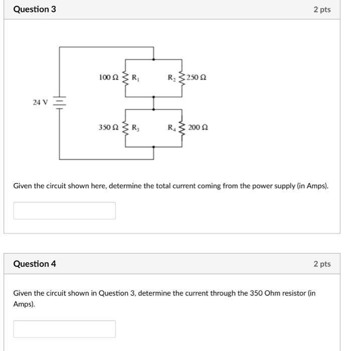 Solved Given the circuit shown here, determine the total | Chegg.com