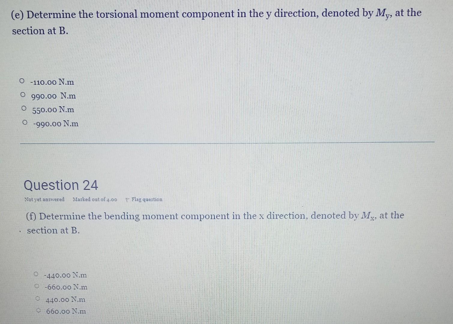 Solved Determine the x, y, z components of internal loading | Chegg.com