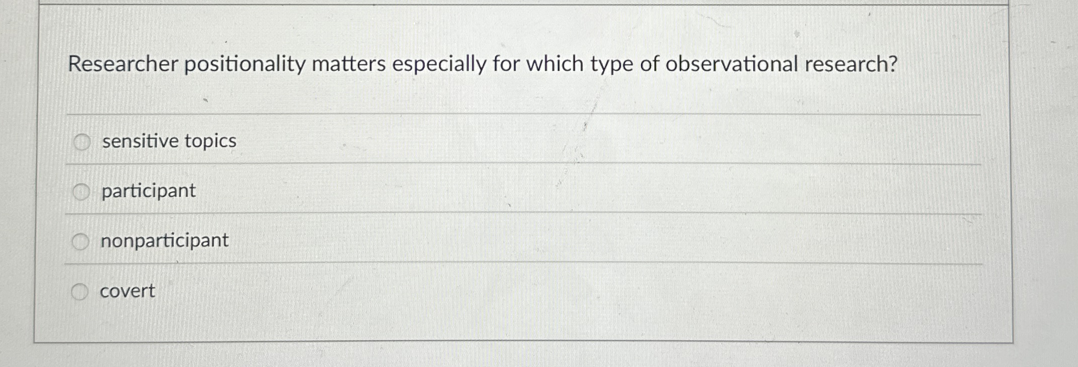 High Quality SOLUTION Researcher positionality matters especially for ...
