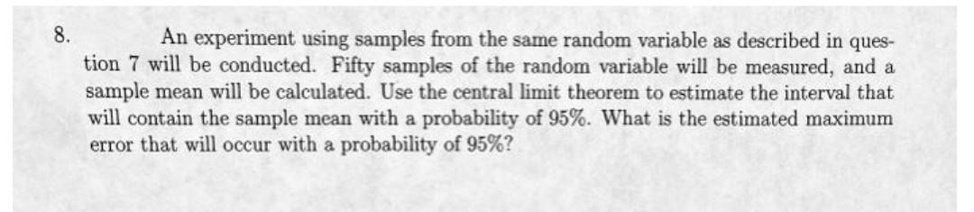 Solved An experiment using samples from the same random | Chegg.com