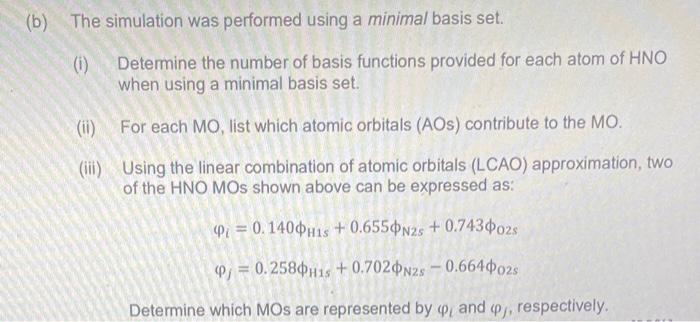 Solved (b) The simulation was performed using a minimal | Chegg.com
