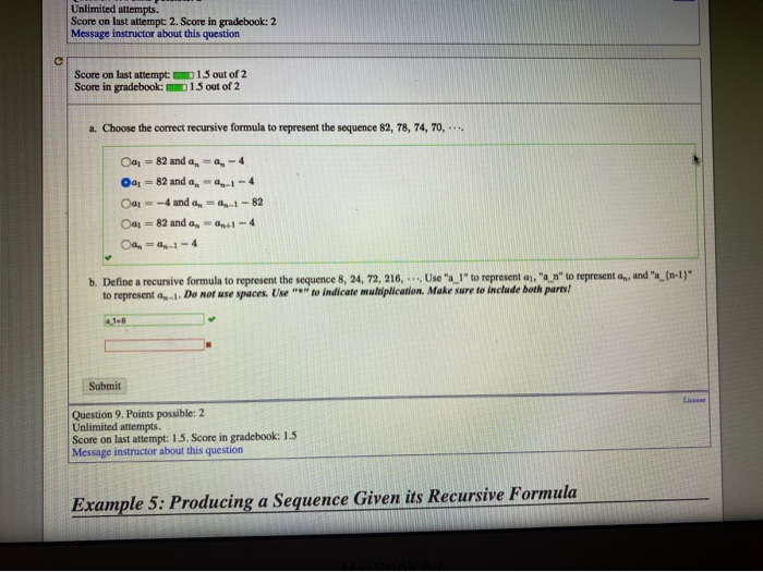 Solved Unlimited attempts. Score on last attempt: 2. Score | Chegg.com Solved Unlimited attempts. Score on last attempt: 2. Score | Chegg.com