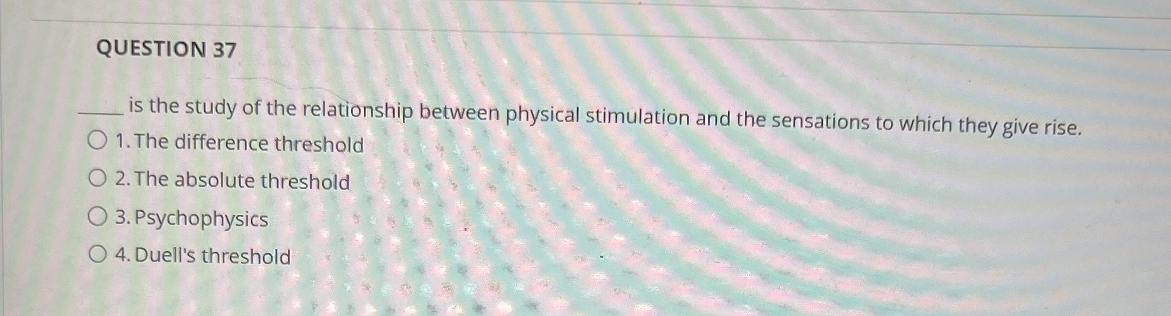 Solved QUESTION 37 ﻿is the study of the relationship | Chegg.com