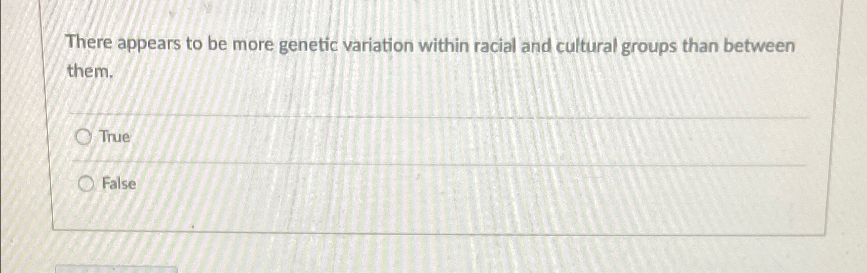 Solved There appears to be more genetic variation within | Chegg.com