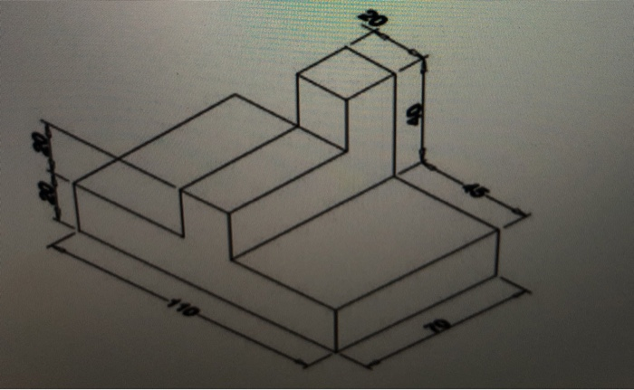 Solved 7. Sketch the isometric pictorial below as a | Chegg.com