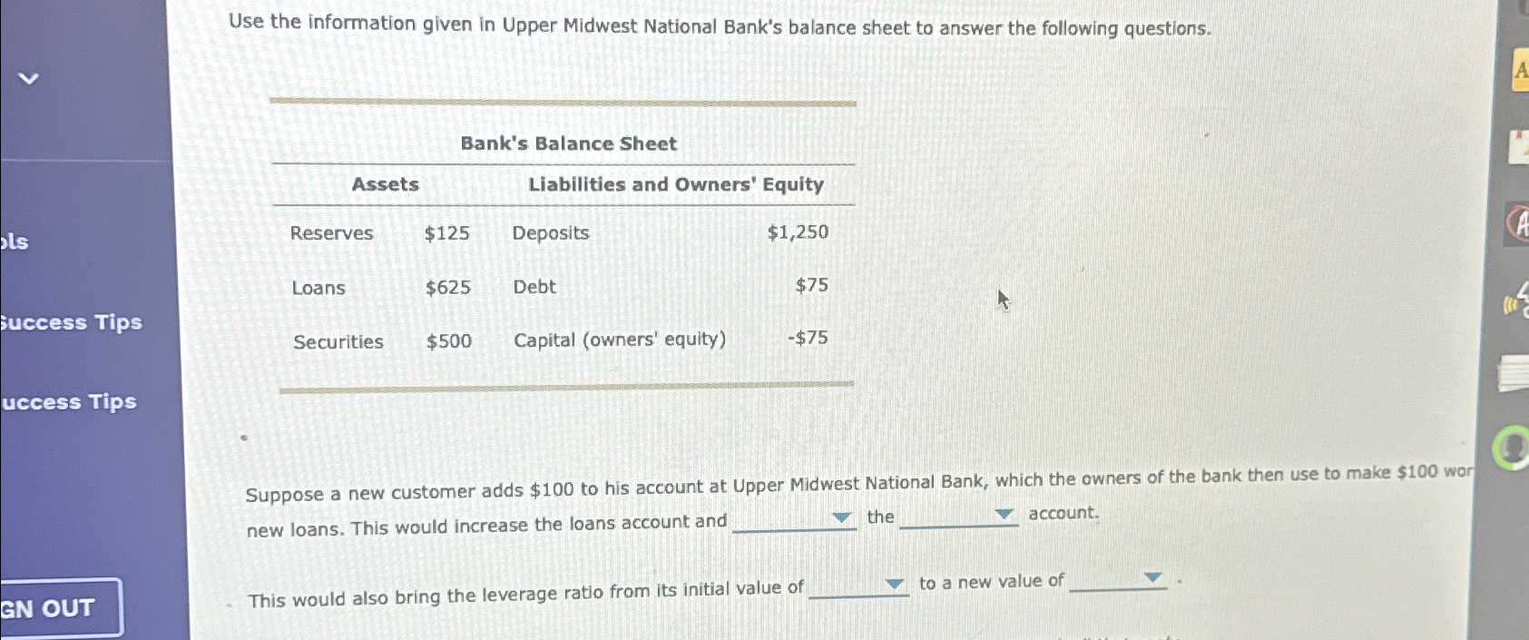 Use the information given in Upper Midwest National | Chegg.com