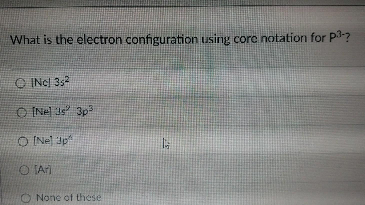Solved Which of the following elements has the smallest | Chegg.com