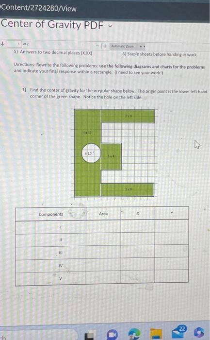 Solved Directions: Rewrite the following problems; use the | Chegg.com