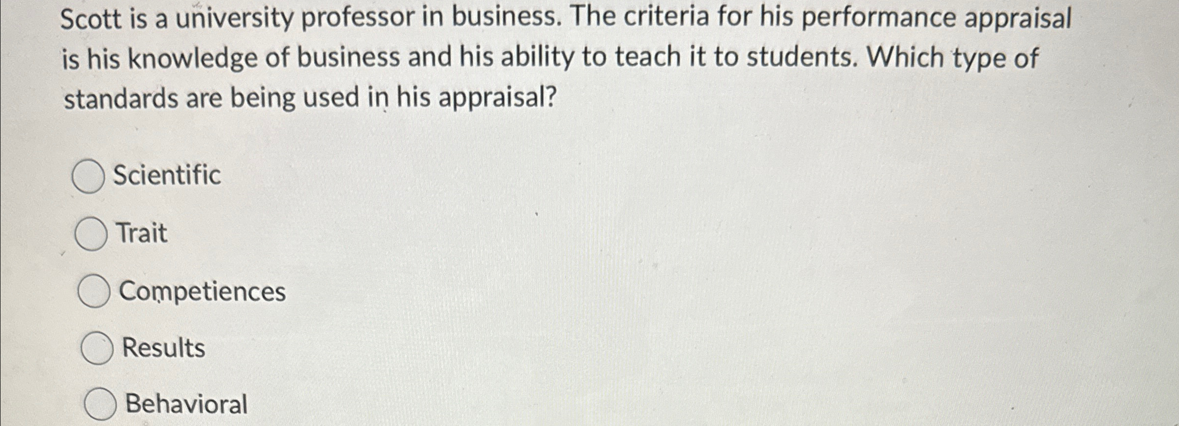 Solved Scott is a university professor in business. The | Chegg.com