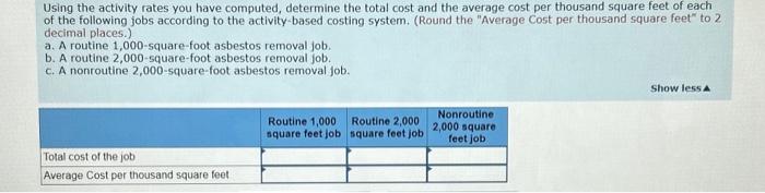 Solved Perform the first-stage allocation of costs to the | Chegg.com