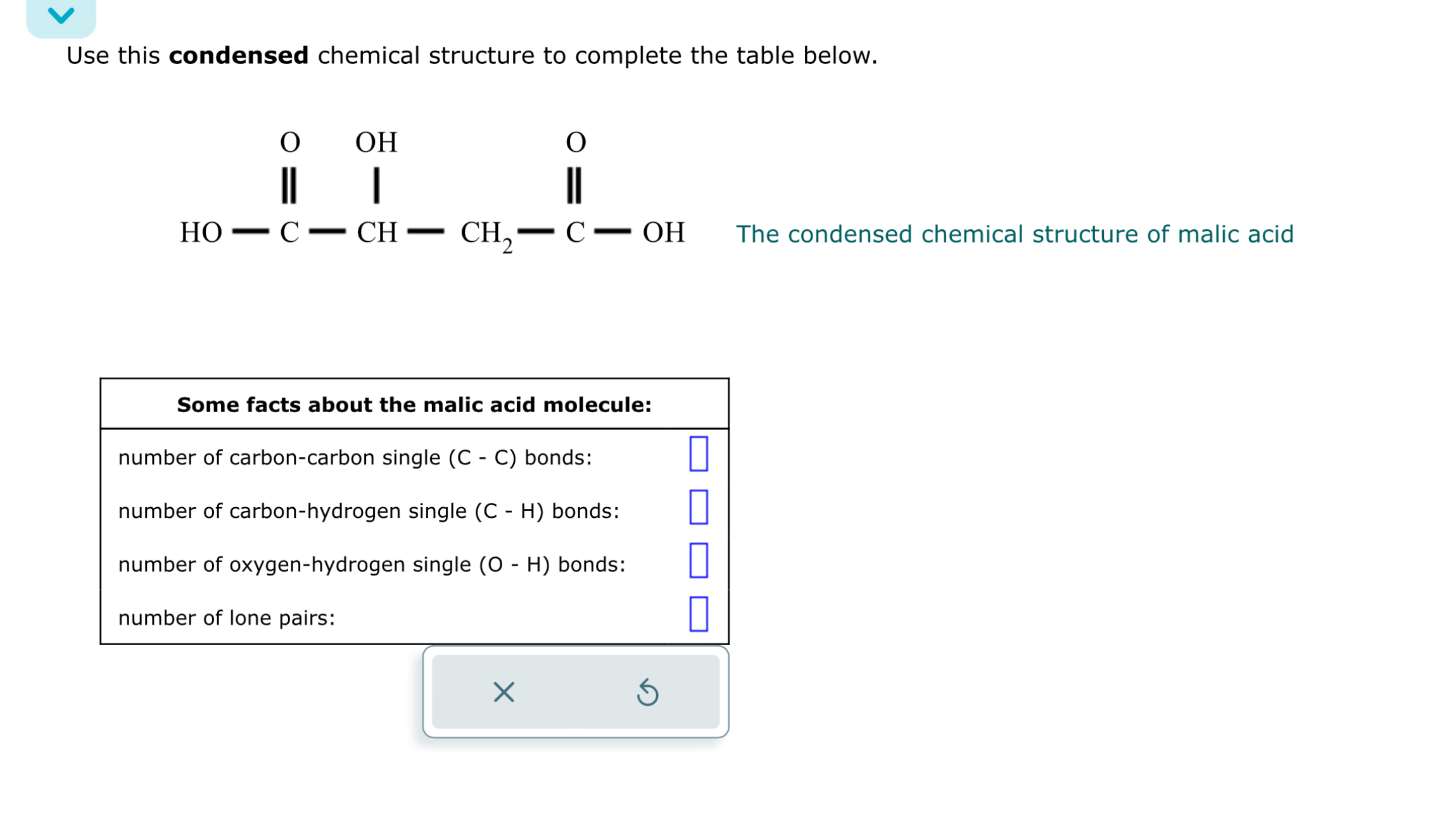 Solved Use this condensed chemical structure to complete the | Chegg.com Solved Use this condensed chemical structure to complete the | Chegg.com