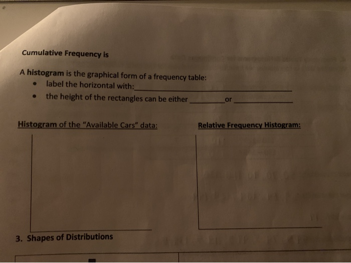 Solved 2. Constructing a Discrete Frequency Distribution The | Chegg.com
