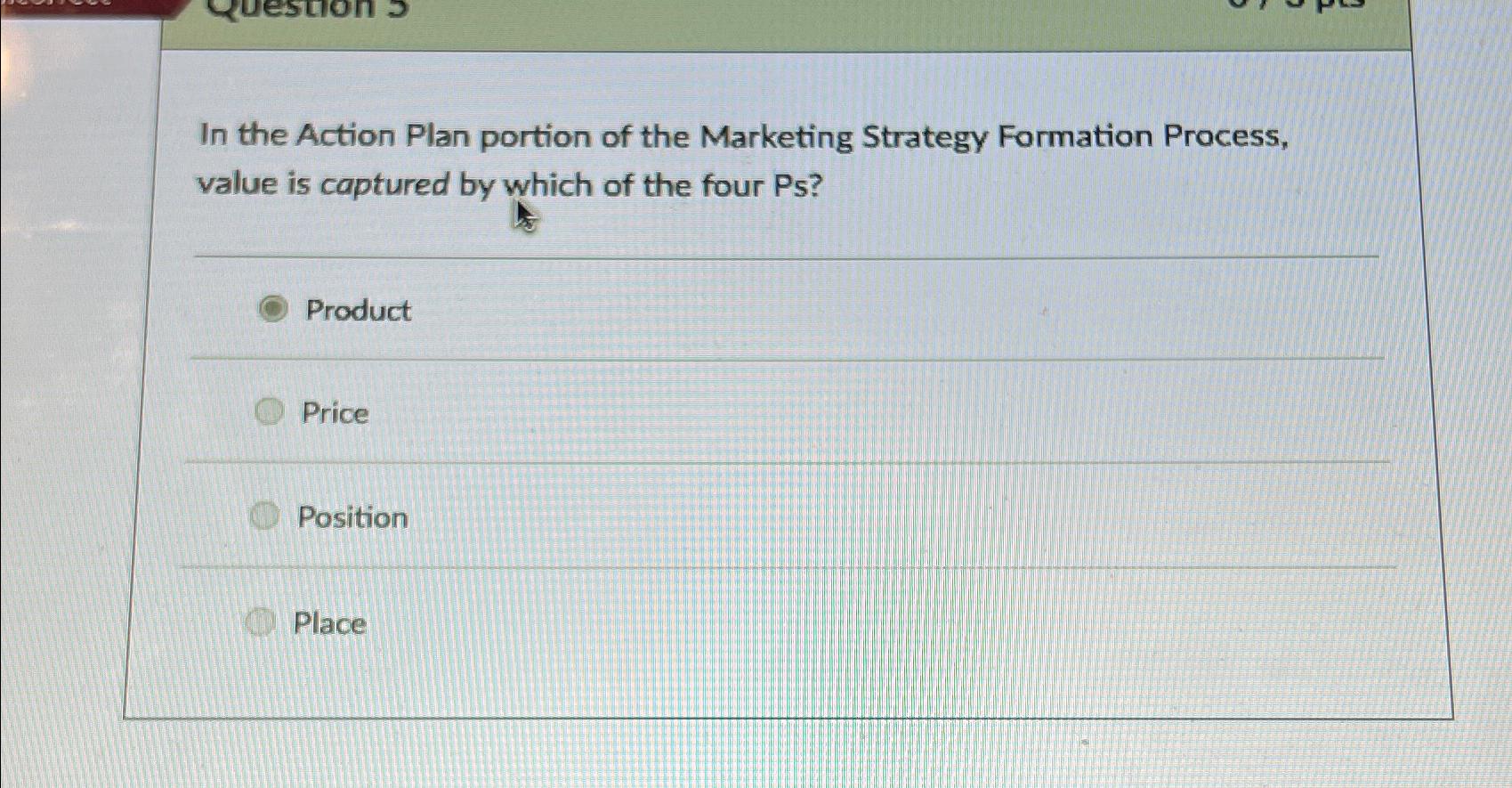 Solved In the Action Plan portion of the Marketing Strategy | Chegg.com