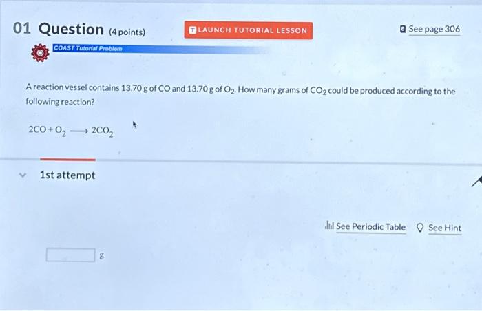 Solved 01 Question (4 points) COAST Tutorial Problem 1st | Chegg.com Solved 01 Question (4 points) COAST Tutorial Problem 1st | Chegg.com