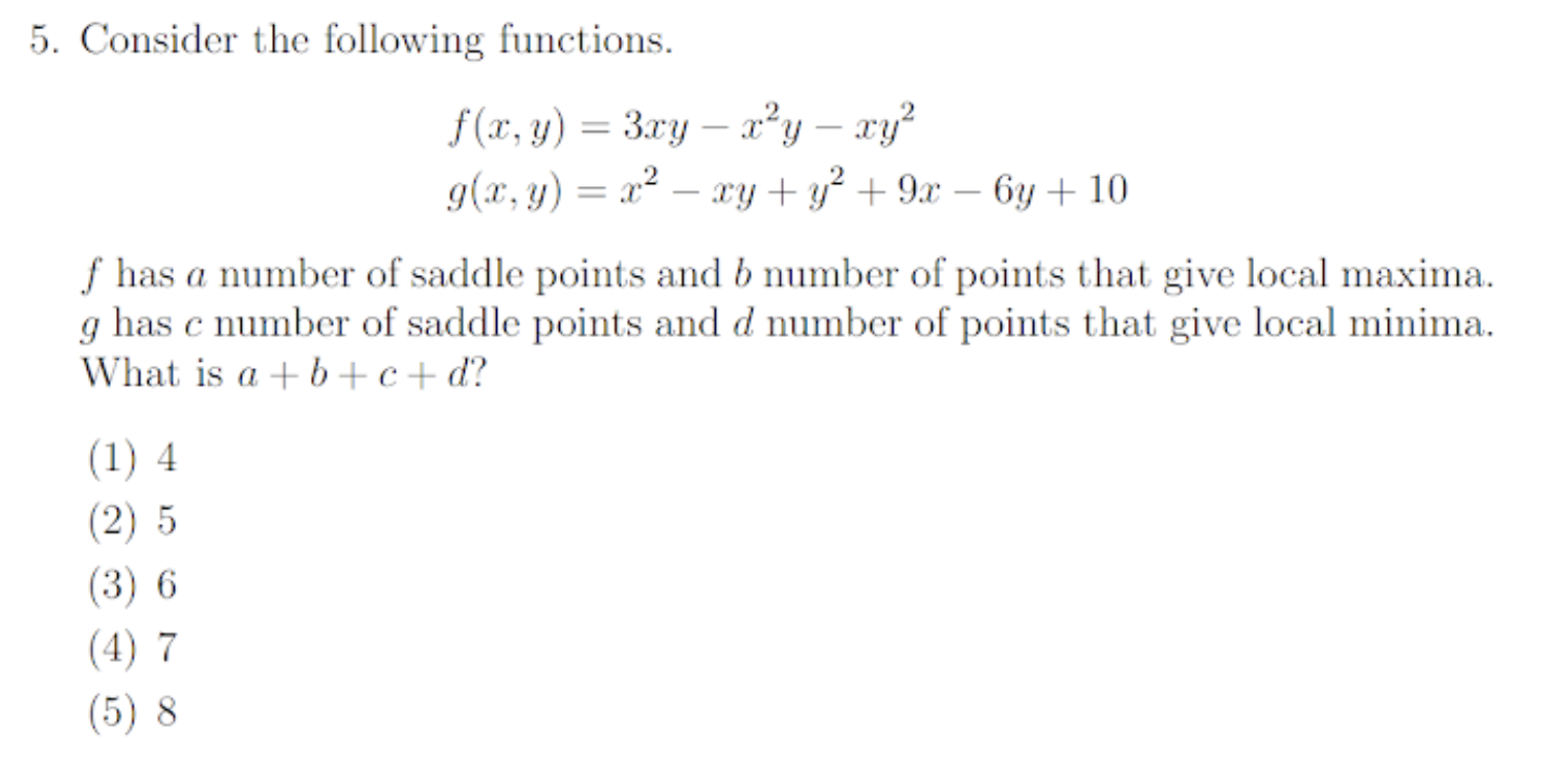 Solved Consider the following | Chegg.com