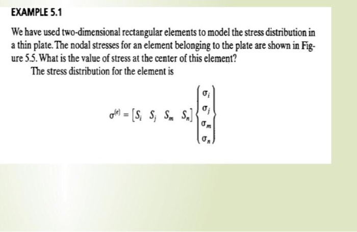 EXAMPLE 5.1 We have used two-dimensional rectangular | Chegg.com