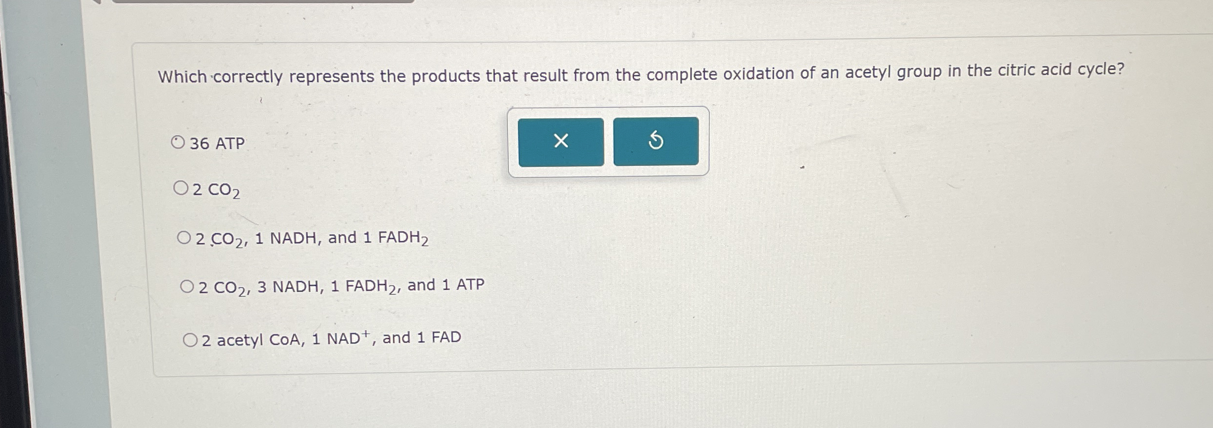 Solved Which correctly represents the products that result | Chegg.com